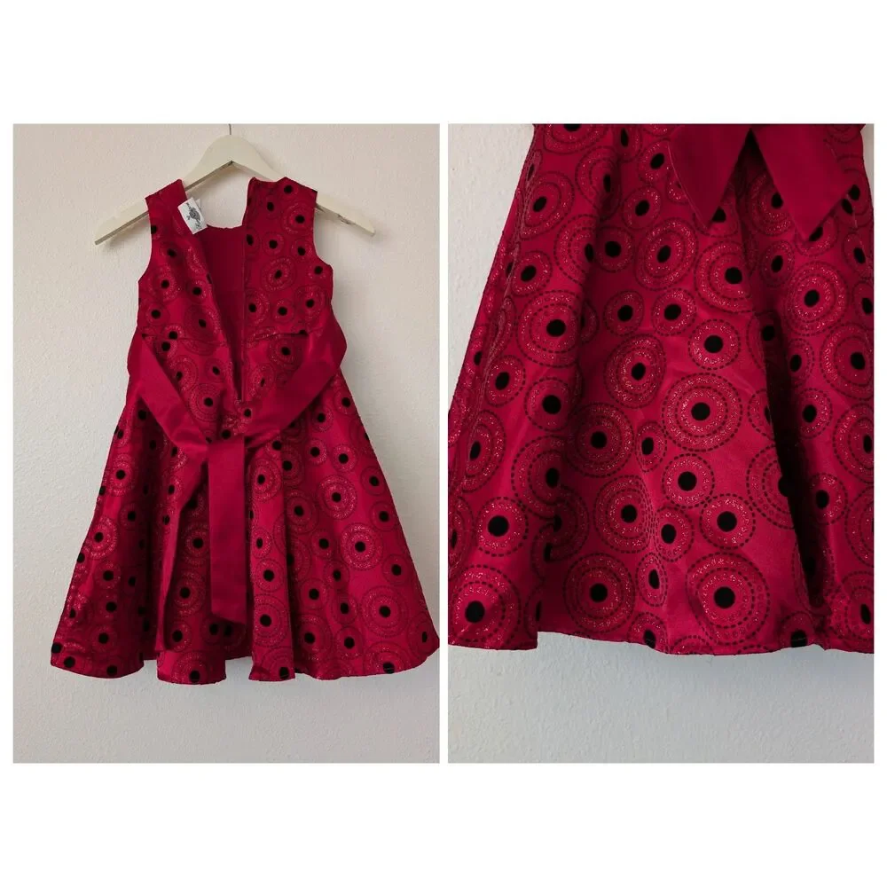 Rare Editions | Dresses | Rare Editions Size 6x Girl Red Party Dress ...